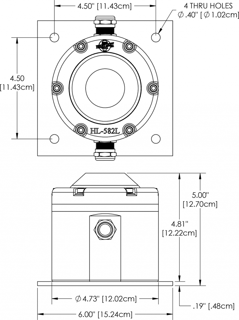 HL-582L Water Resistant LED Helideck/Helipad Surface Mount Perimeter ...